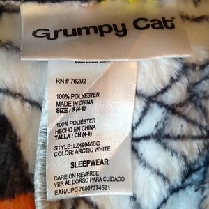 Grumpy Cat | Intimates & Sleepwear | Grumpy Cat Halloween Fleece Pajama ...